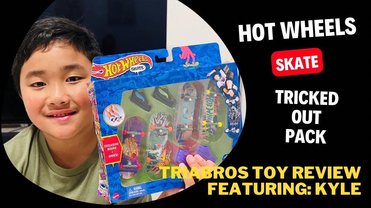 TriaBros Toy Review: HotWheels SKATE Tricked out pack - YouTube