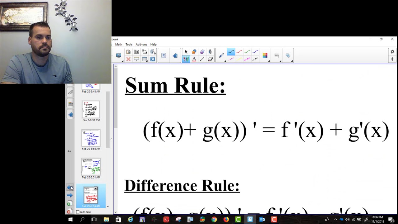 Derivative Rules Part 1 - YouTube