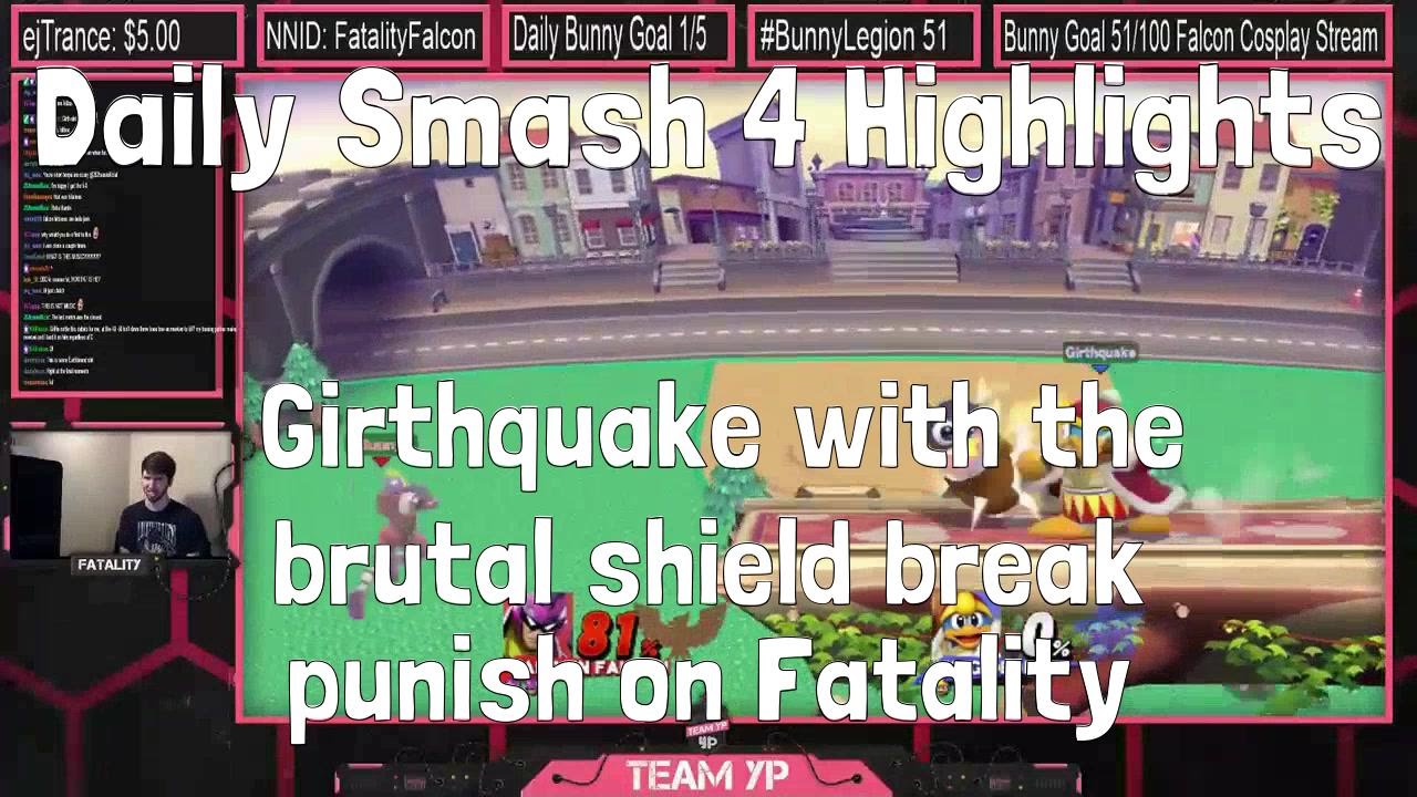 Daily Smash 4 Highlights: Girthquake with the brutal shield break ...