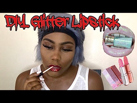 DIY GLITTER LIPSTICK + BEGINNER FRIENDLY MAKEUP TUTORIAL! - YouTube