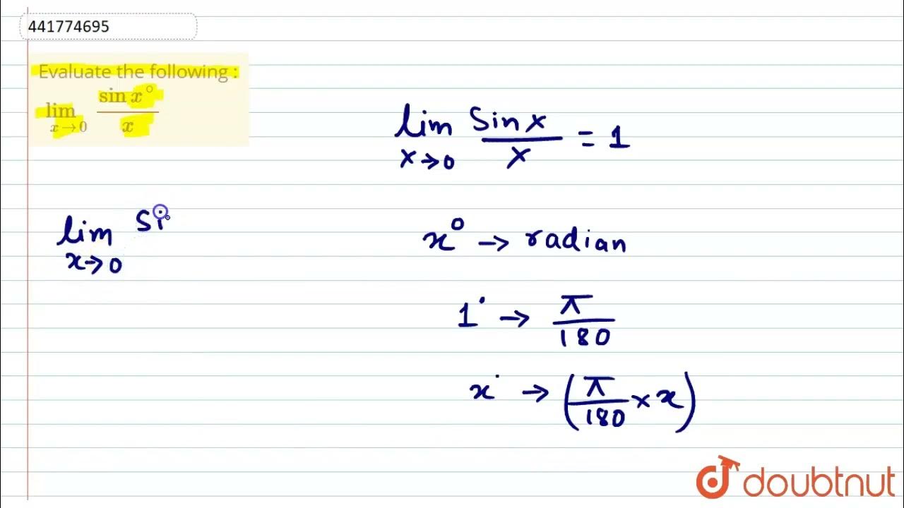 evaluate-the-following-lim-x-to-0-sinx-x-class-11-limits