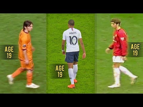 Mbappé es bueno pero ... ¡Messi y Ronaldo eran monstruos a los 19!