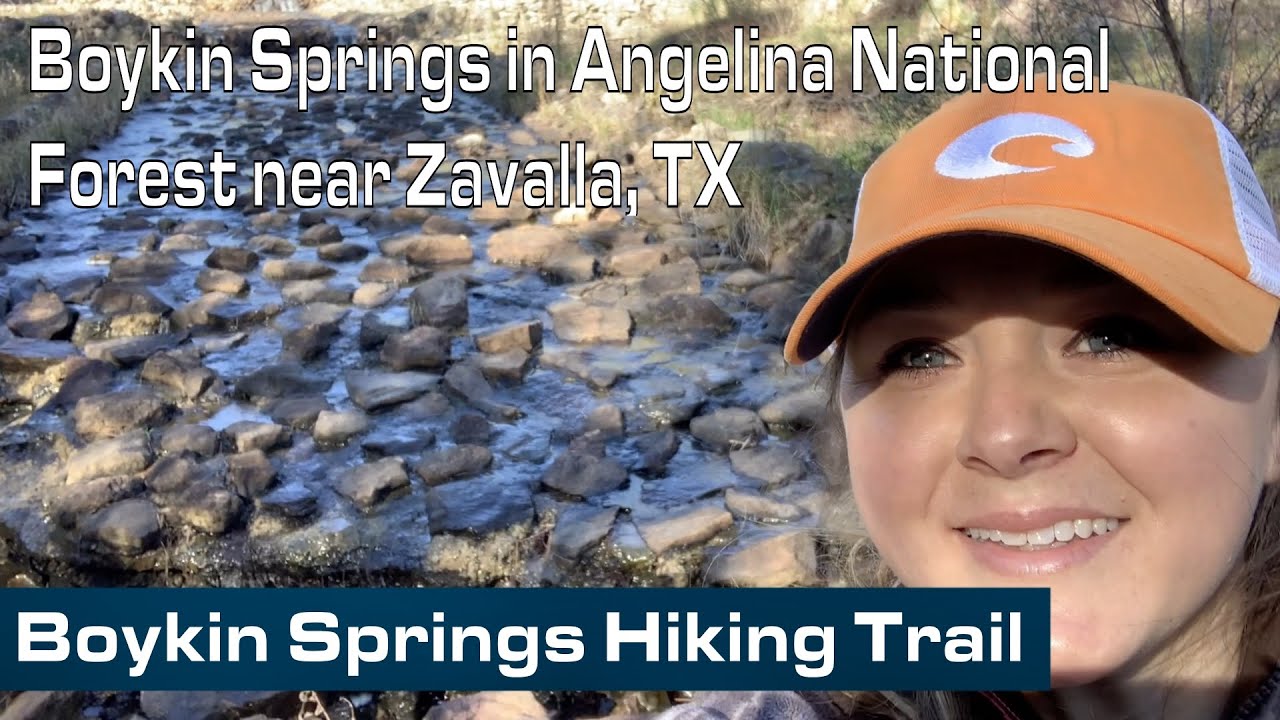 Boykin Springs in Angelina National Forest near Zavalla, TX - YouTube