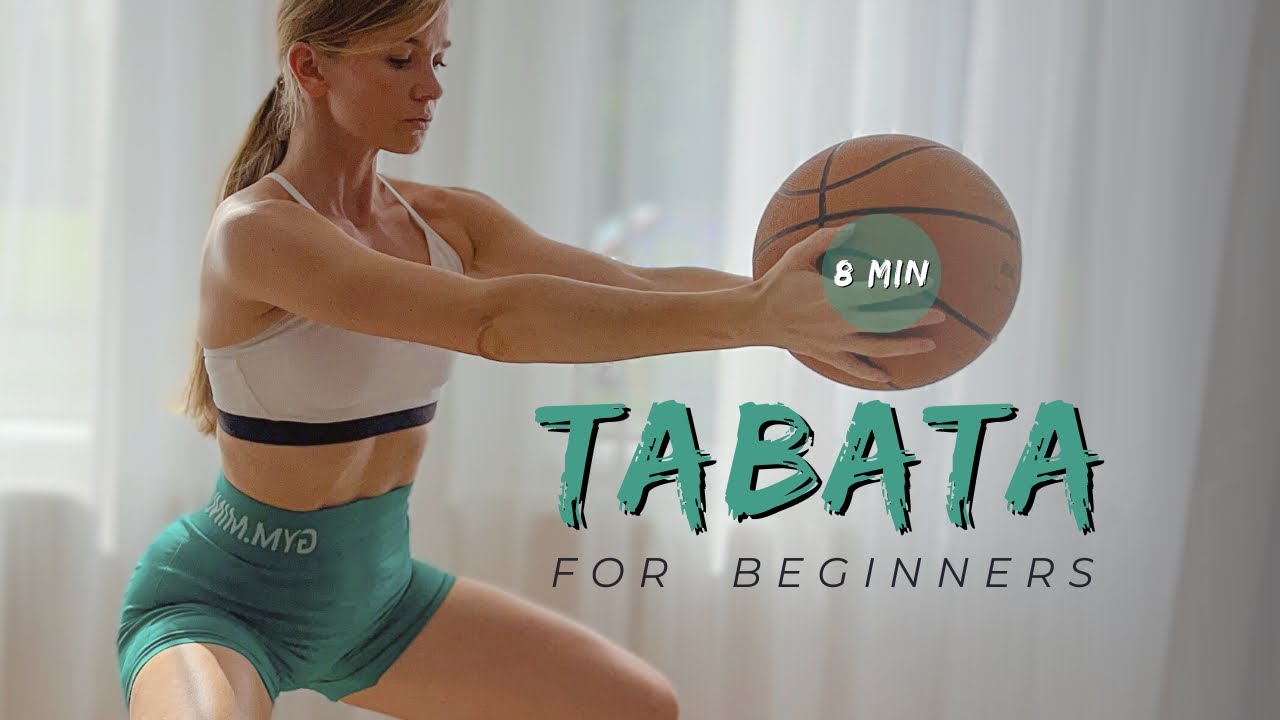 8 MIN TABATA // WITH ANY ITEM IN YOUR HANDS // FOR BEGINNERS (w/Alina ...