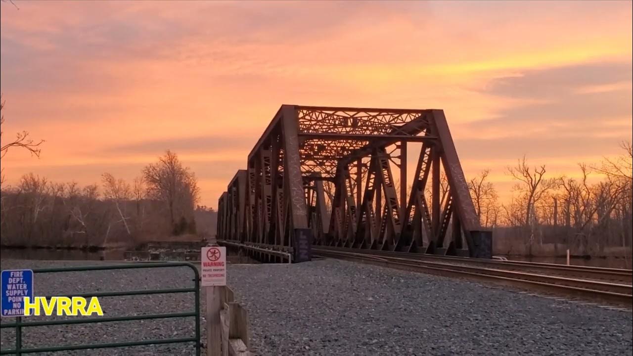 AMTRAK HI-BALL DOUBLE TEAMS THE TRIPLE TRESTLE - YouTube