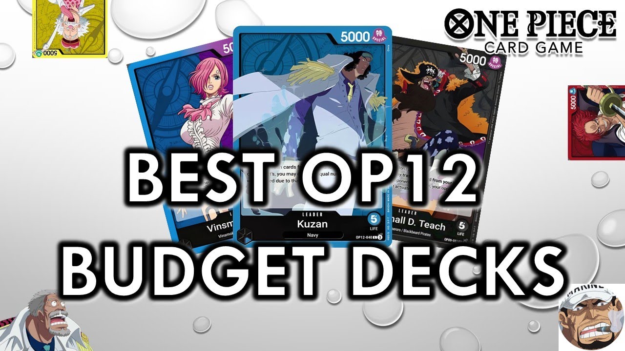 The Best Budget Decks For OP12! - YouTube