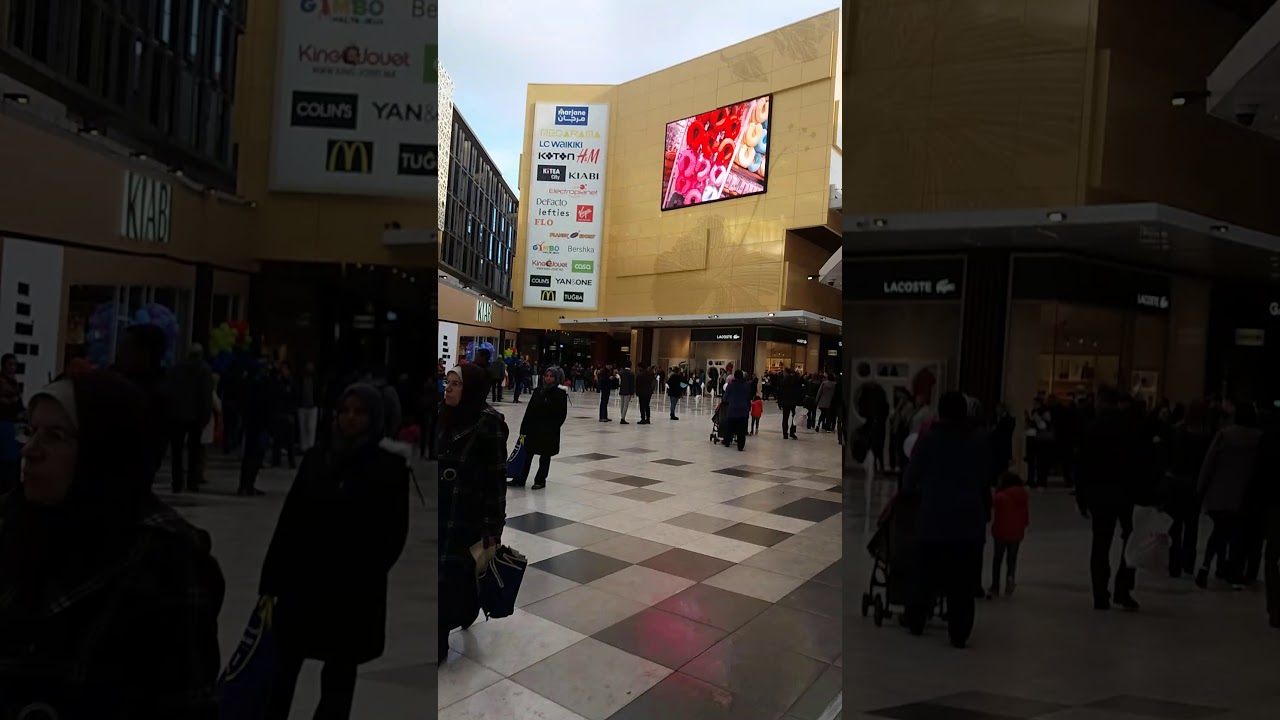 centre commerciale rabat center - YouTube