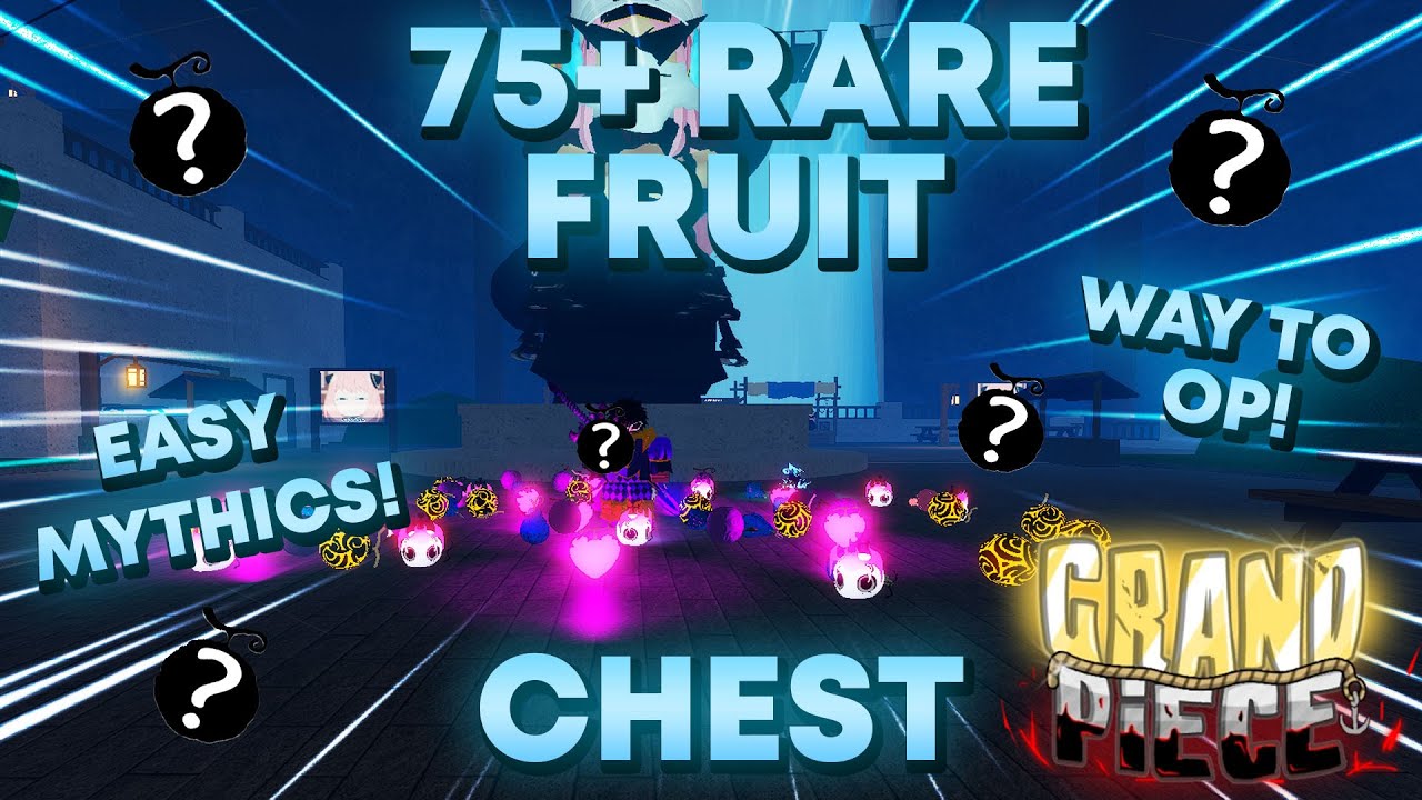 [GPO] Opening 75 Rare Fruit Chests In Update 8 (Mythical Luck) - YouTube