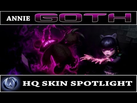 League of Legends: Goth Annie (HQ Skin Spotlight) - YouTube