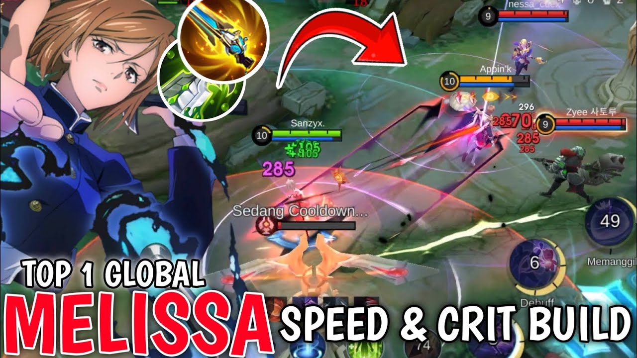 MELISSA BEST BUILD 2024 - BUILD TOP 1 GLOBAL MELISSA - MOBILE LEGEND ...