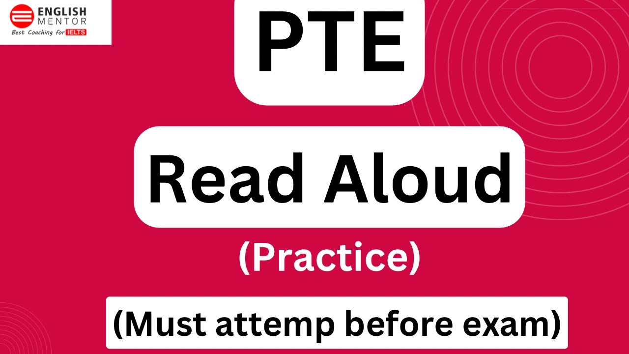 PTE Read Aloud Practice II Must Attempt before exam - YouTube