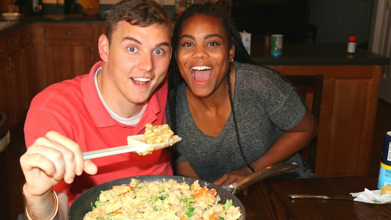 Our First Time Cooking Together! - YouTube