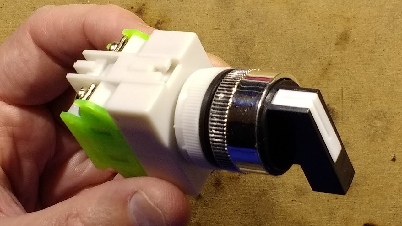 Inside a cheap rotary control panel switch from China. - YouTube