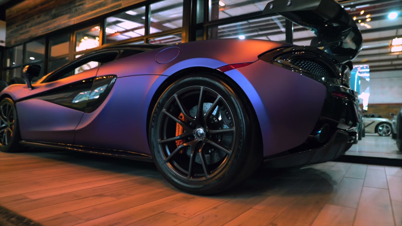 A McLaren 570S In PURPLE - YouTube