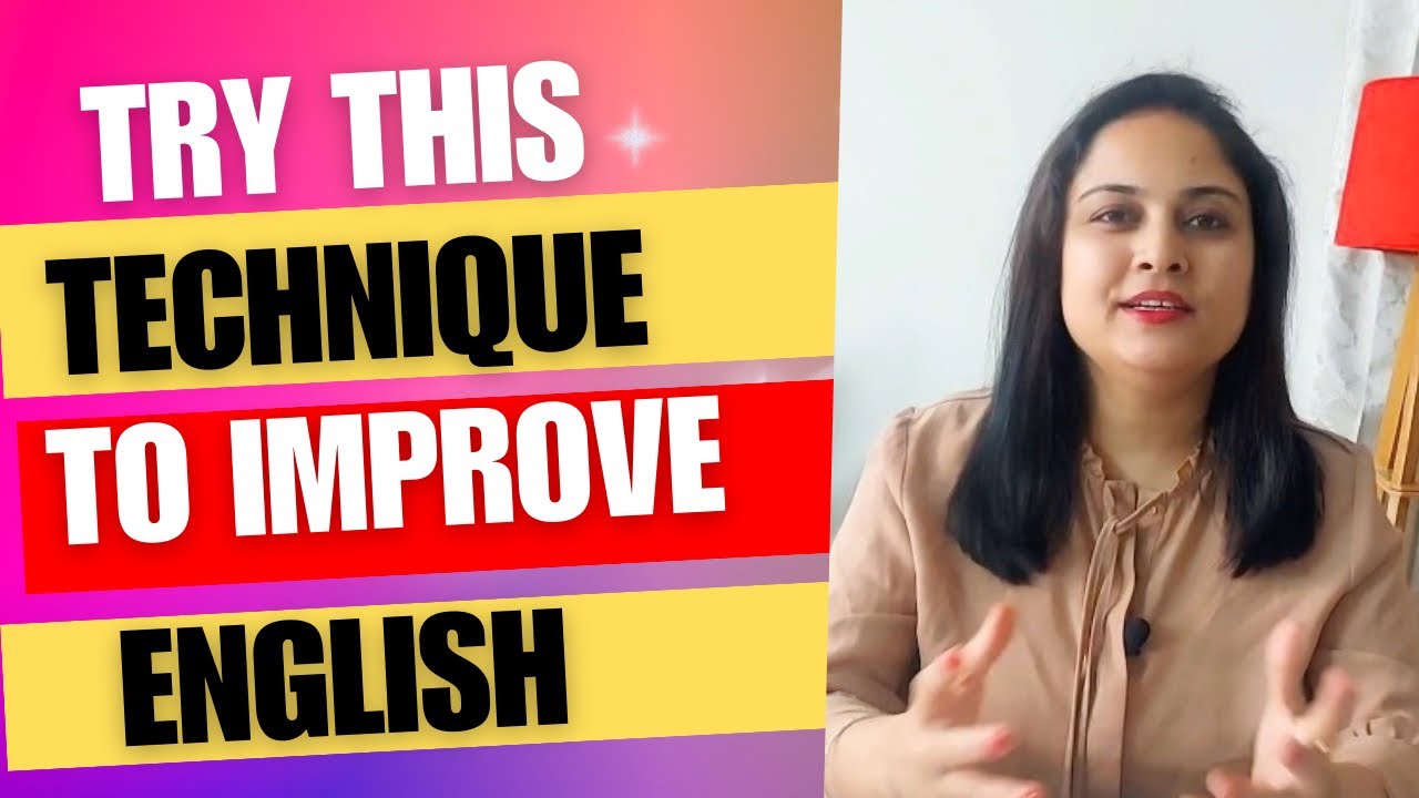 Try this Technique to improve English fluency 👍 - YouTube