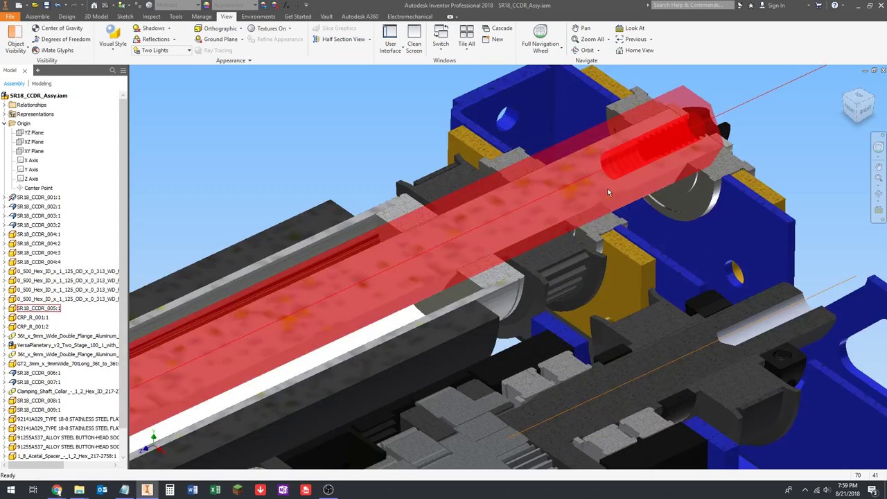 Designing an Intake Roller in Inventor (Stellar Robotics CAD Class 2018 ...