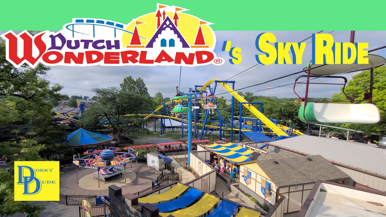 Sky Ride at Dutch Wonderland - 4K HD full on-ride POV - sooooo relaxing ...