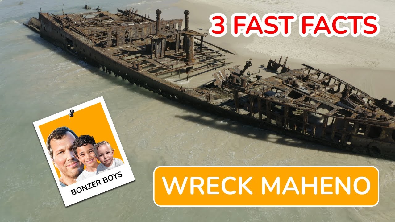 3 Fast Facts to the Historic S.S. Maheno Wreck on Fraser Island - YouTube