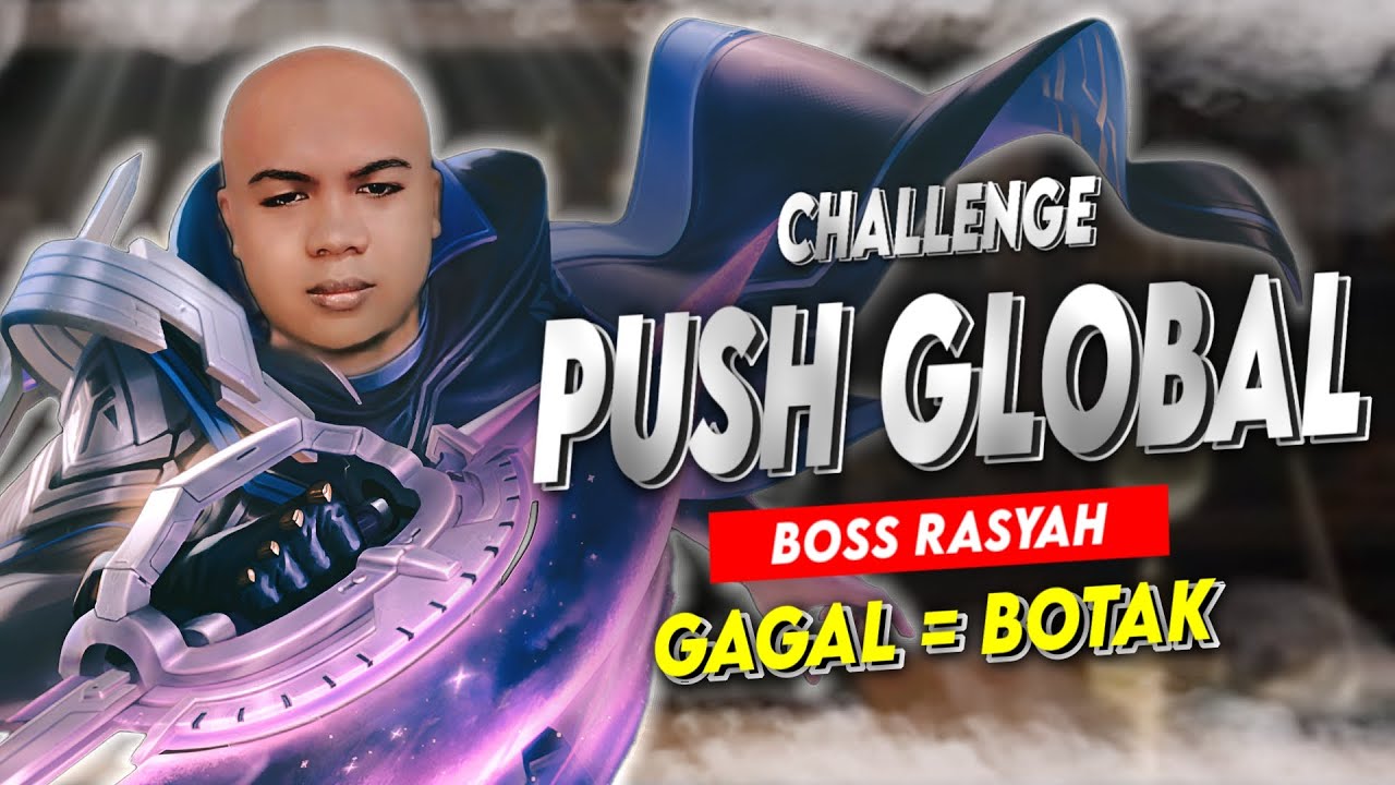 CHALLENGE GLOBAL NOLAN !!! MABAR GRATIS PUSH MMR - Mobile Legends - YouTube