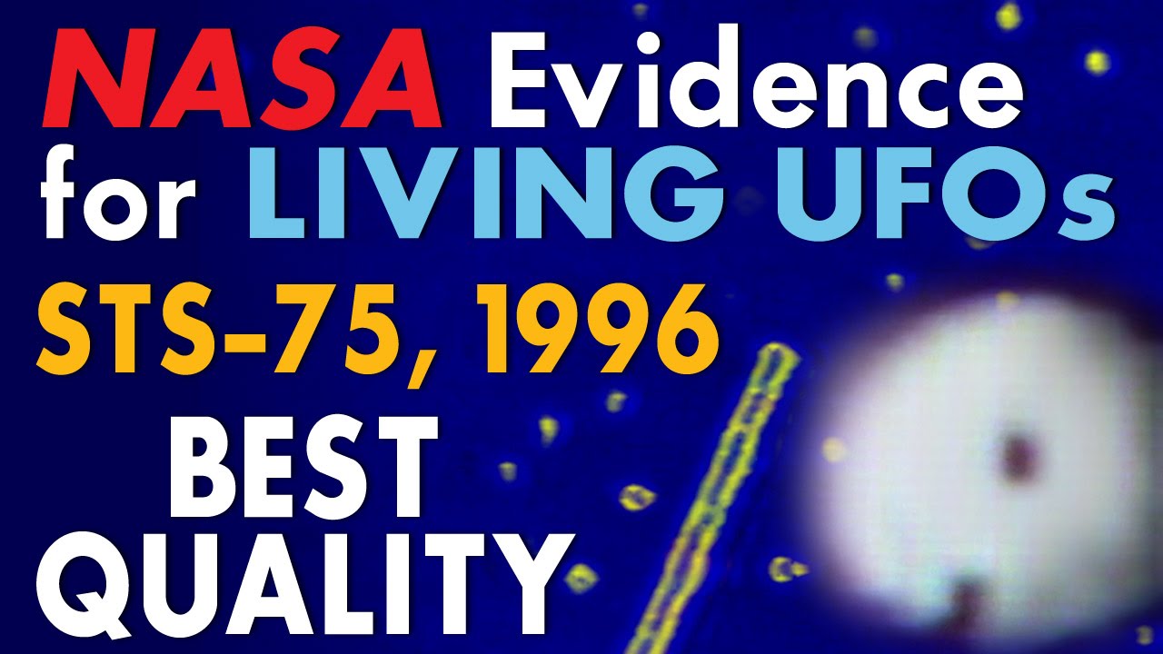 NASA Evidence For LIVING UFOs! 1996 Shuttle STS-75 - BEST QUALITY - YouTube