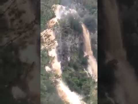 Eminim Böyle bir sel görüntüsü ilk defa izleyeceksiniz   #türkiye #antalya #kaş #sel