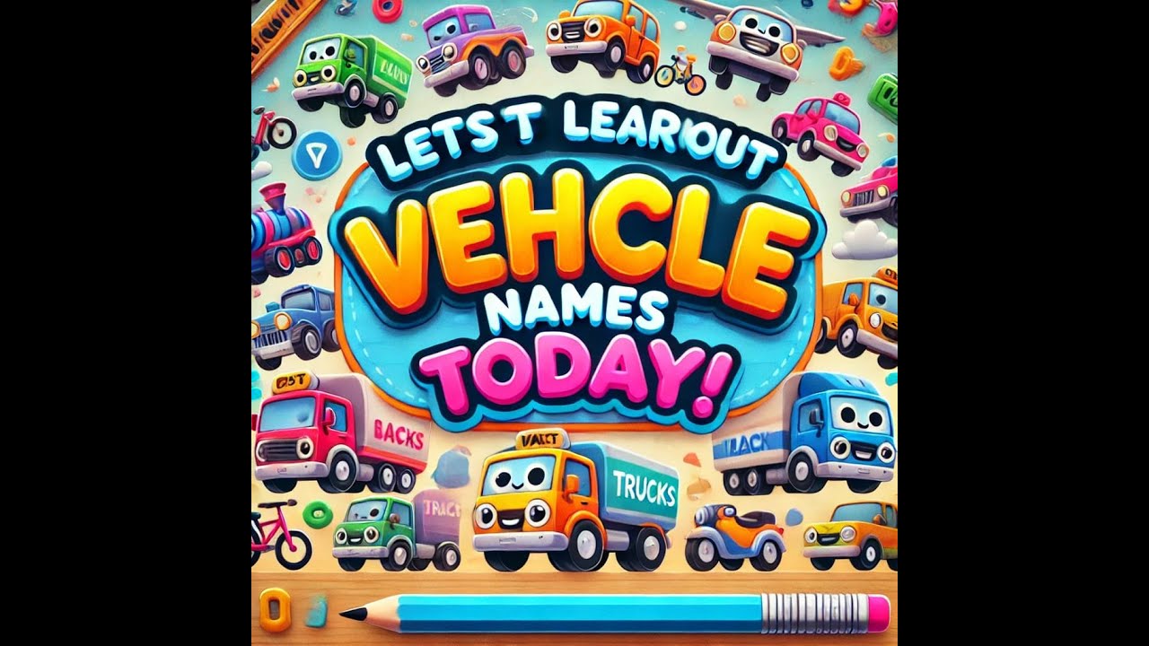 🔊🔉🏍️"Vroom Vroom! Fun Vehicles for Kids | Learn About Cars, Trucks ...