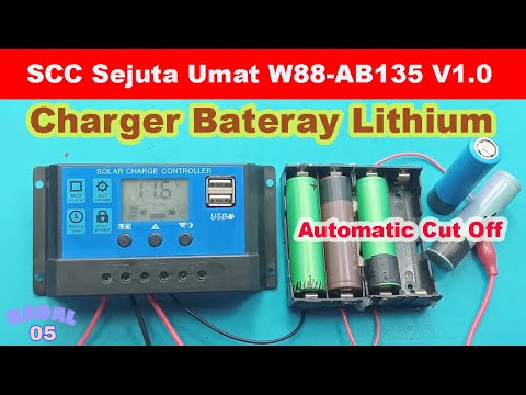 SCC Sejuta Umat W88-AB135-V1.0 Charger Lithium SCC Solar Cell Panel ...