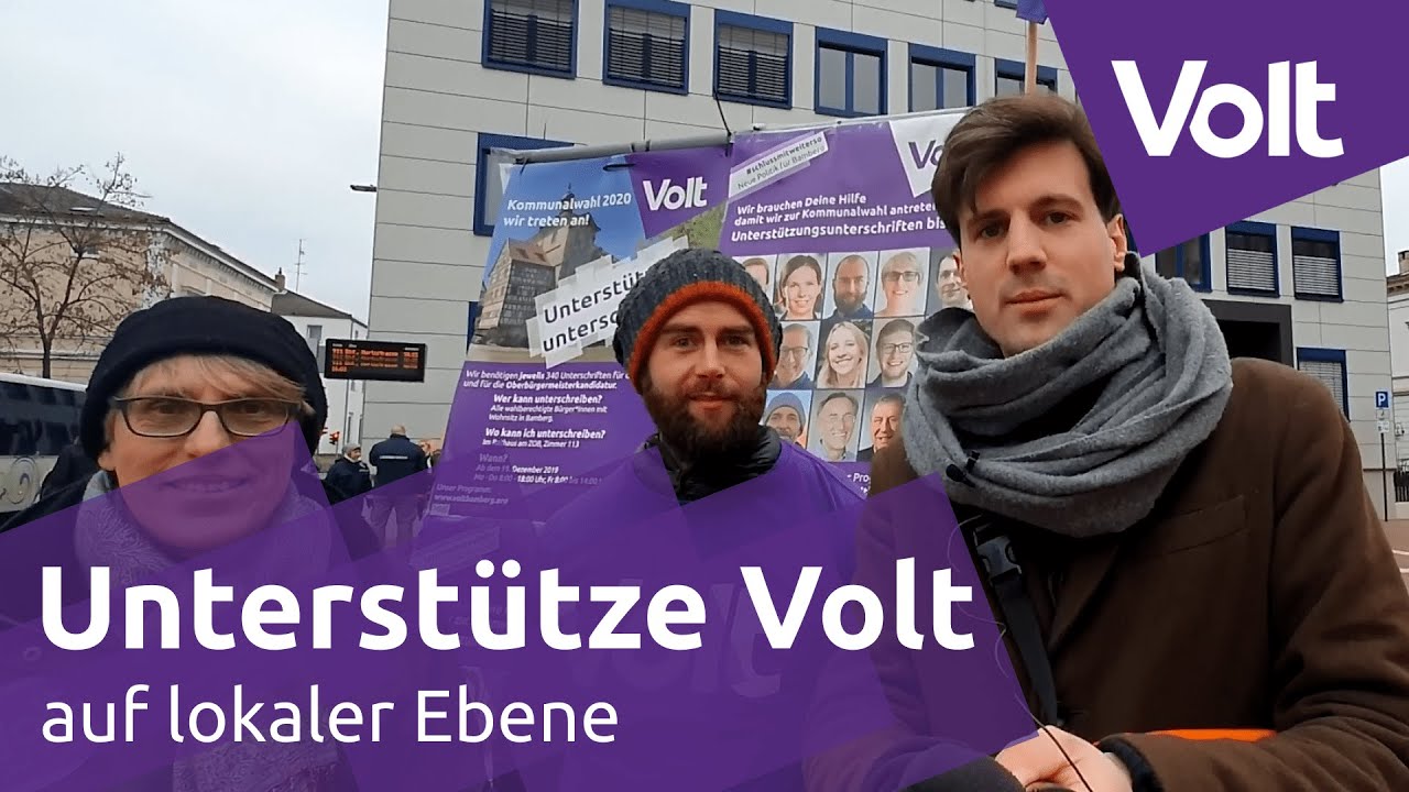 Volt Bayern braucht Dich! Unterstütze die Politik der Zukunft | # ...
