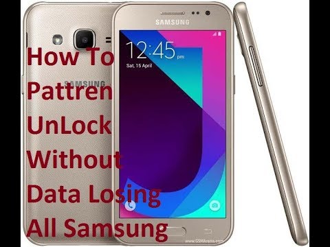 How To Pattern UnLock Without Data Losing All Samsung Phone - YouTube