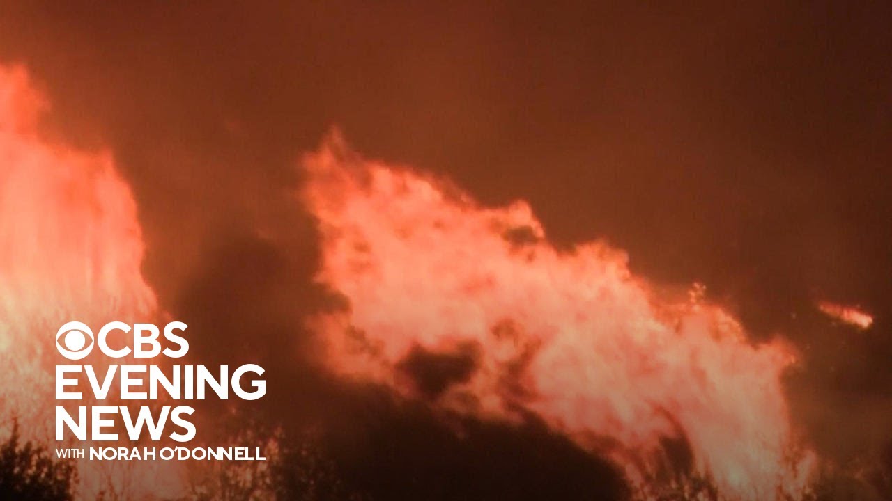 Line Fire prompts thousands to evacuate - YouTube