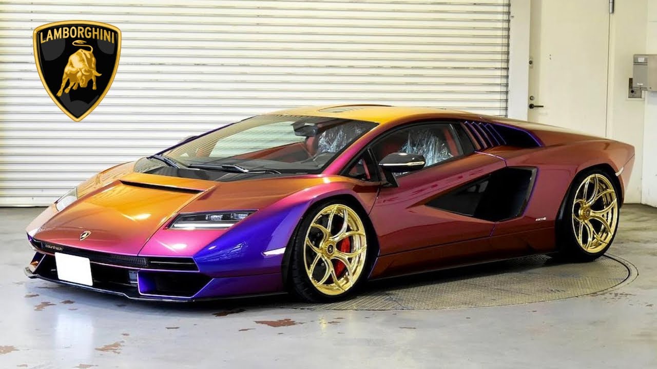 Lamborghini Countach In Blu Hal Is The Only Modified LPI 800-4 In The ...