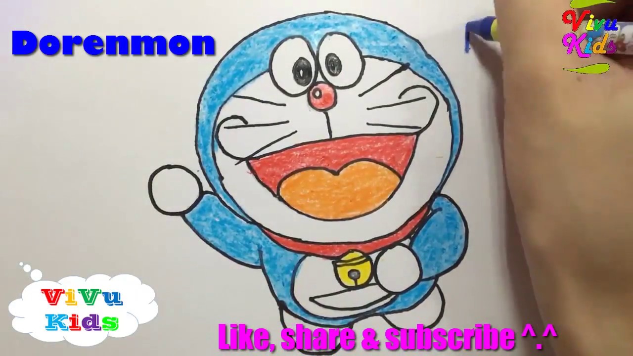 learn how to draw Doremon - YouTube