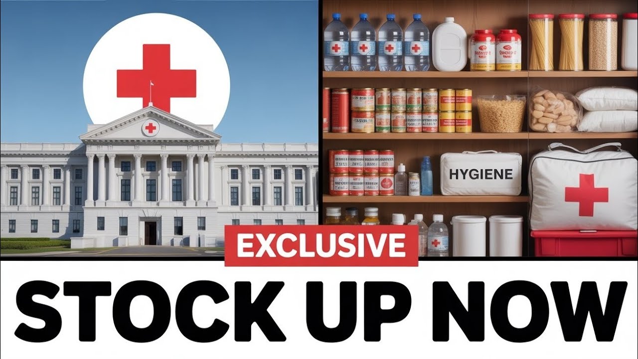 15 Urgent Items The Red Cross Says You Must Stockpile NOW - YouTube