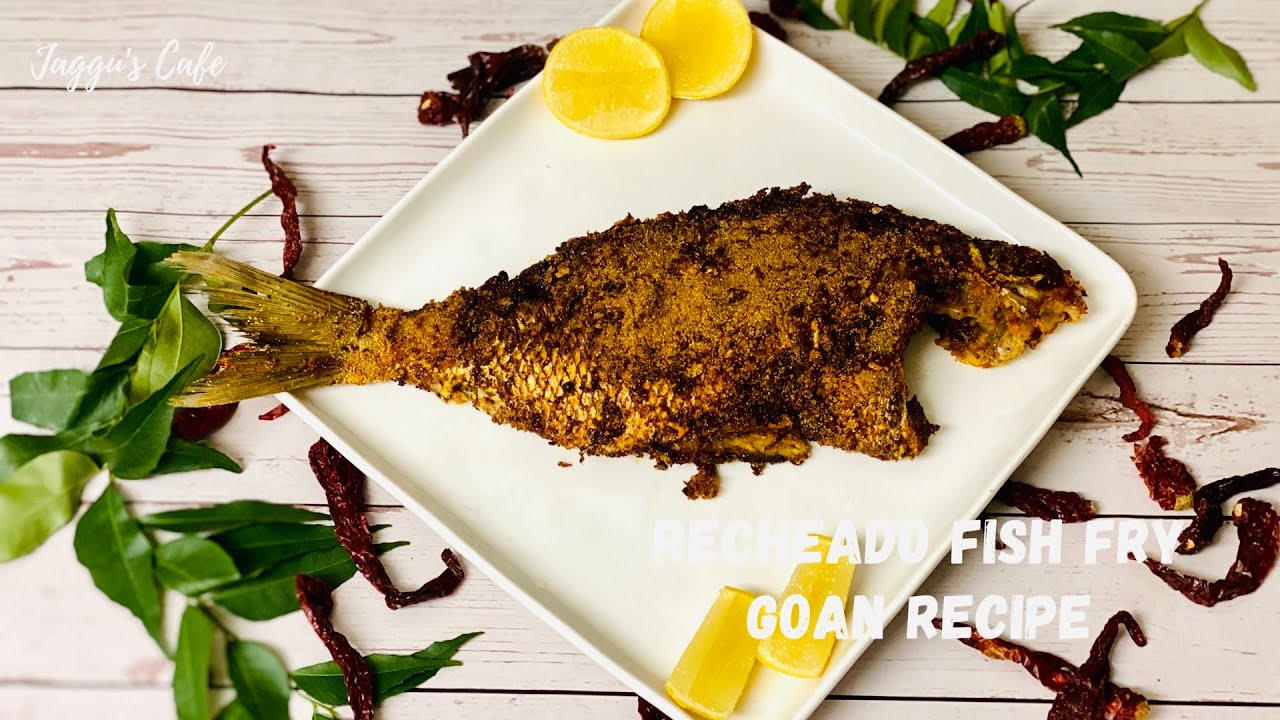 Recheado Fish Fry | Recheado Masala Recipe | Goan Fish Fry Recipe ...