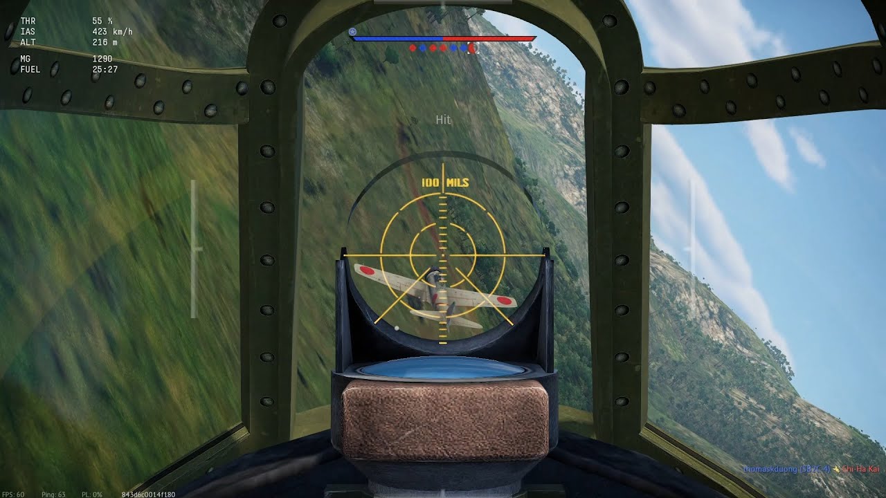 War Thunder Simulator Battles - F4F Wildcat vs Zero - YouTube