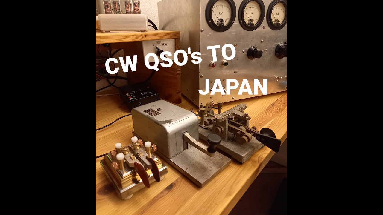 CW qso´s Sweden to Japan - YouTube