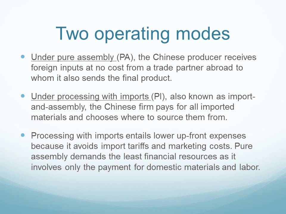 Processing Trade - YouTube