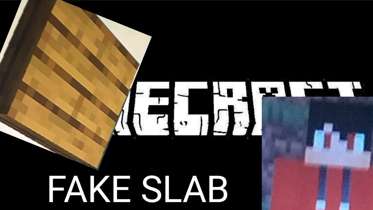 FAKE SLAB u minecraftu - YouTube