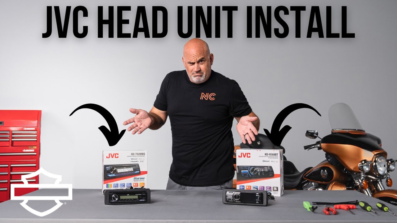JVC KD-T92MBS Head Unit Install | 1999 - 2013 Harley-Davidson Touring ...