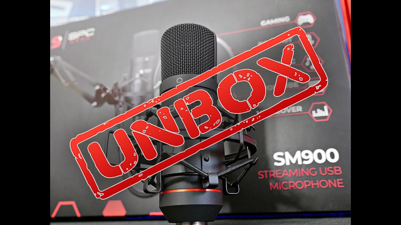 #SM900 SPC GEAR ️ Czyli nowy mikrofon na pokładzie ️ UNBOXING - YouTube
