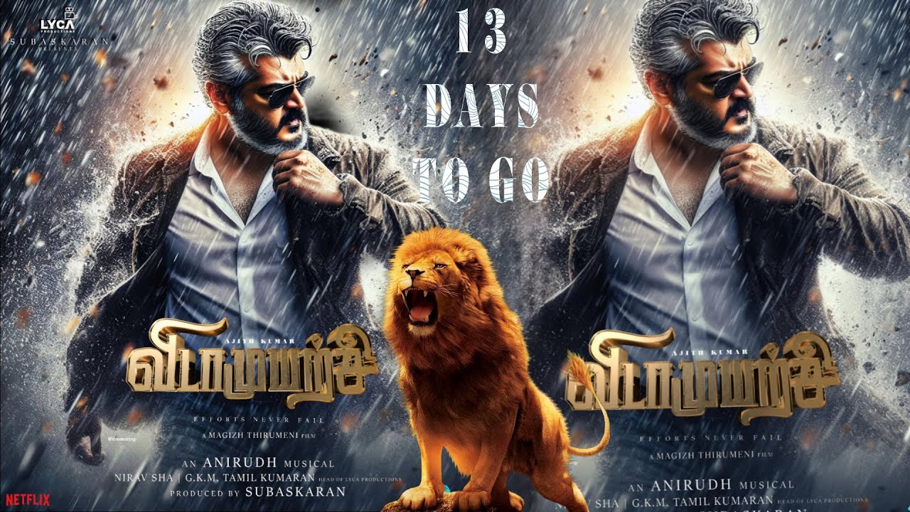 Vidaamuyarchi - First Look Motion Poster | Ajithkumar | Magizh ...