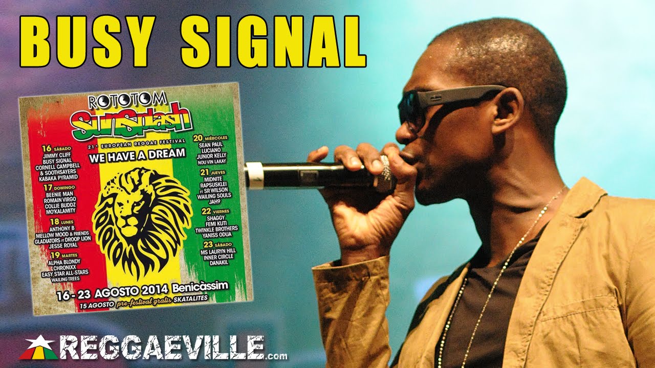 Busy Signal - Reggae Music Again @ Rototom Sunsplash 2014 [8/16/2014 ...