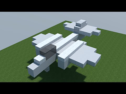 Minecraft tuto avion militaire n°3 - YouTube