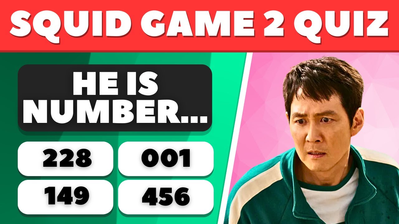 Squid Game 2 Quiz 🦑 General Knowledge Trivia Challenge Season 2 - YouTube