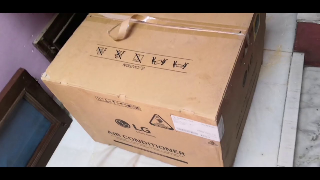 Lg dual inverter window ac 1.5 ton 3 star unboxing.| LG 2020 window ac ...