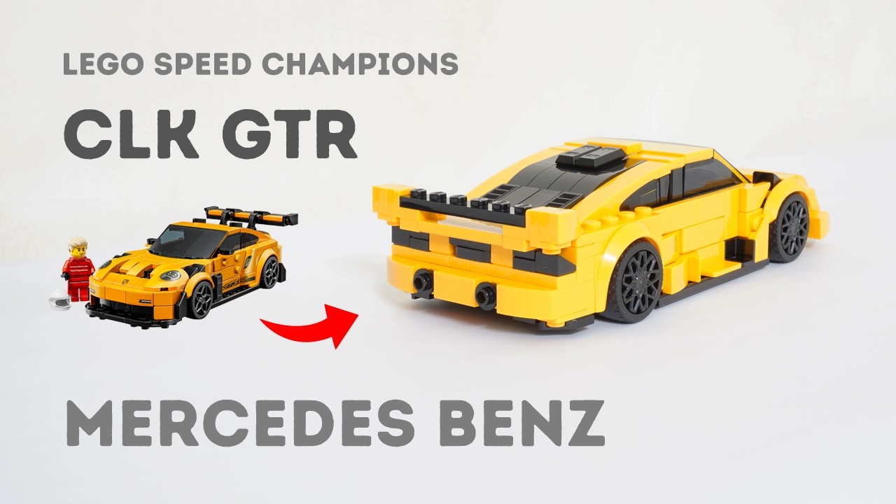 Mercedes-Benz CLK GTR | Lego 77239 Alternate Build - YouTube