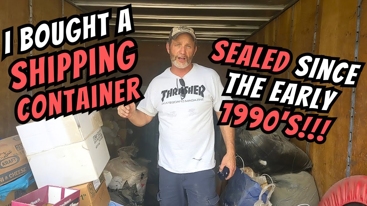 I Bought A Shipping Container That's Been Sealed Since The Early 90s ...