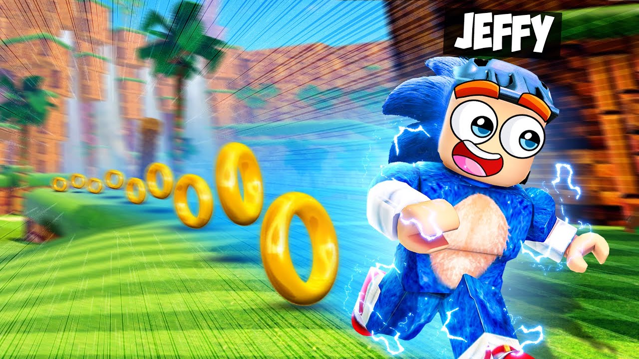 Jeffy Got 100% FAST as SONIC in Roblox! - YouTube