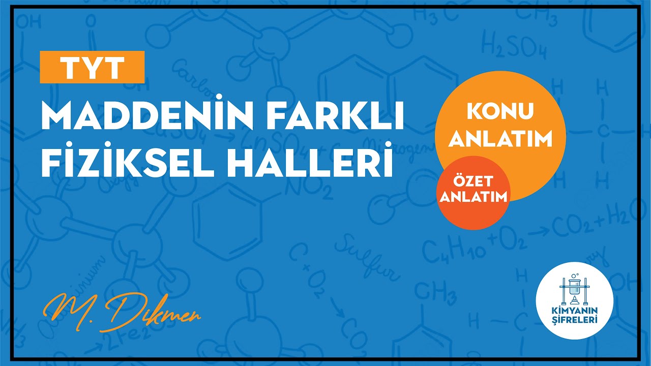 MADDENİN FARKLI FİZİKSEL HALLERDE BULUNMASININ ÖNEMİ(MADDENİN HALLERİ-1 ...