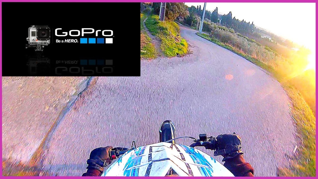CAMERA GOPRO HERO 3 FULL HD 1080P MOTO CROSS 125 LANDSCAPE SOUTH FRANCE ...